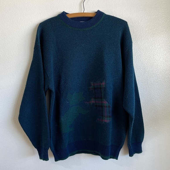 Pendleton | Sweaters | 325 Vintage Pendleton Wool Scotty Dogs Knit ...